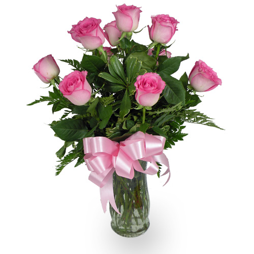 Tim's Touch Florist, Gifts & Flower Delivery :: Dozen Pink Roses