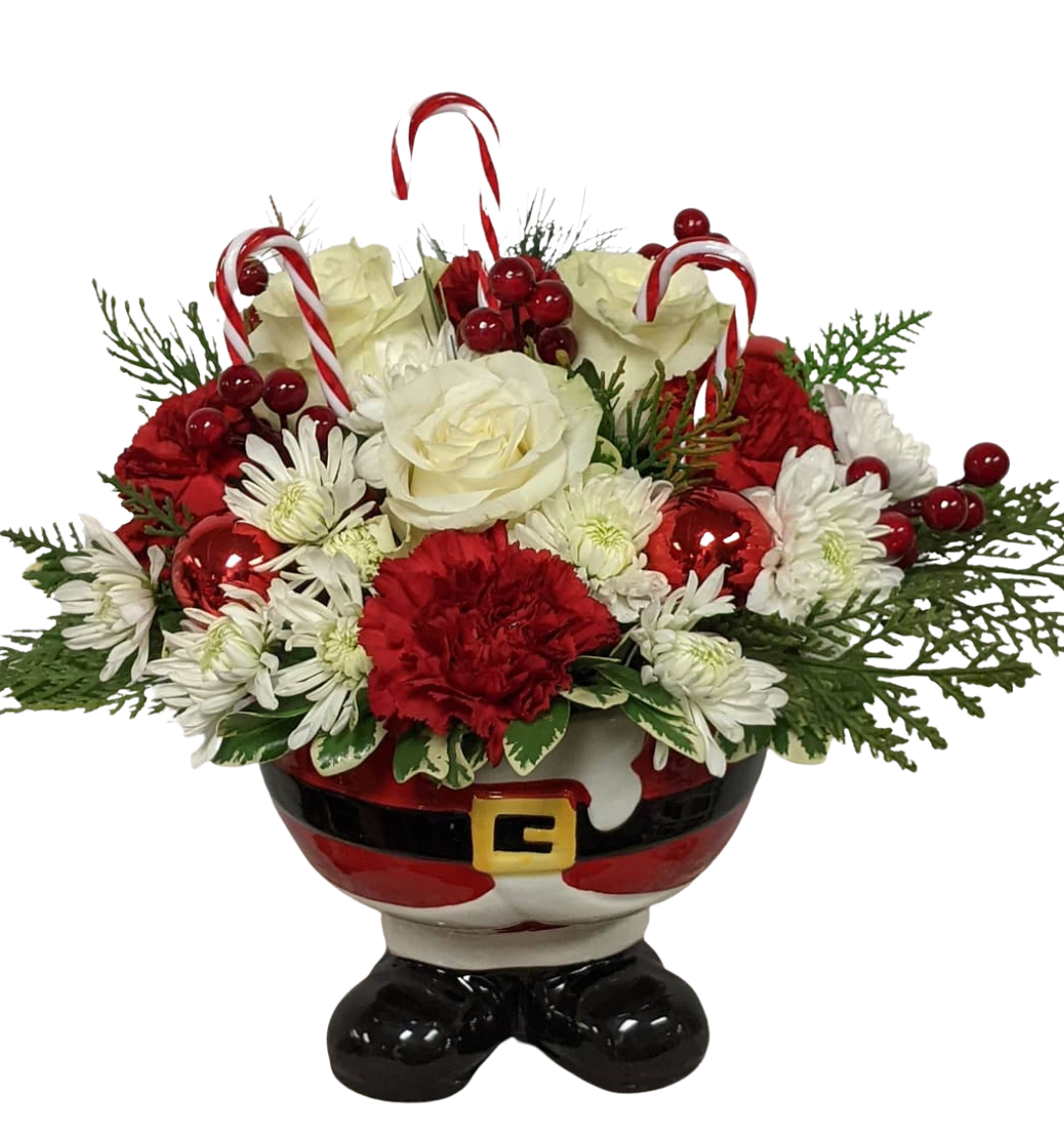 Tim's Touch Florist, Gifts & Flower Delivery :: Candy Cane Santa