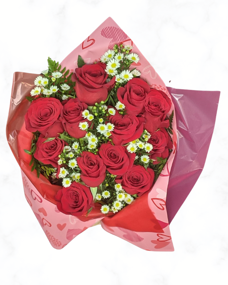 Tim's Touch Florist, Gifts & Flower Delivery :: Wrapped Dozen Roses